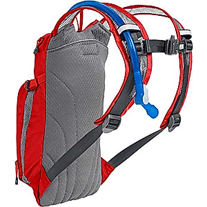 CamelBak Mini M.U.L.E. Kids' Hydration Backpack - 50 oz Racing Red Check