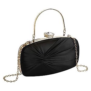 Tarpul Evening Clutch Bags For Women Wedding Purse Valentine day gift With Shiny Rhinestones 4 In 1 Style