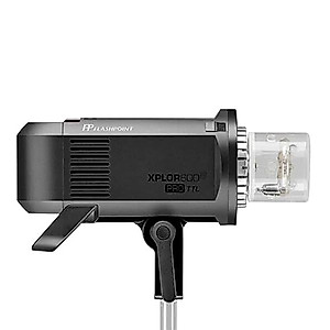 Flashpoint XPLOR 600 PRO TTL Li-ion Battery-Powered HSS Strobe Light with Built-in R2 2.4GHz, Bowens Mount 600w Wireless Monolight with 370 Full-Power Flashes for Outdoor Strobe Light Photography