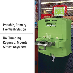 Honeywell Fendall Pure Flow 1000 Eyewash Station, 7 Gallon Capacity, 15 minutes Wash Time, 29" L X 30" H X 17-1/4" D - 32-001000-0000