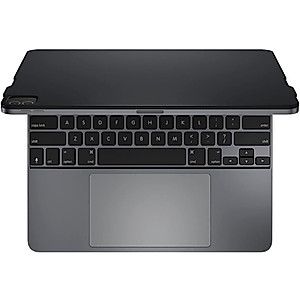 Brydge 12.9 MAX+ Wireless Keyboard with Trackpad for iPad Pro 12.9-inch - Wireless Connectivity - Bluetooth - iPad Pro - TouchPad - iPadOS - Space Gray