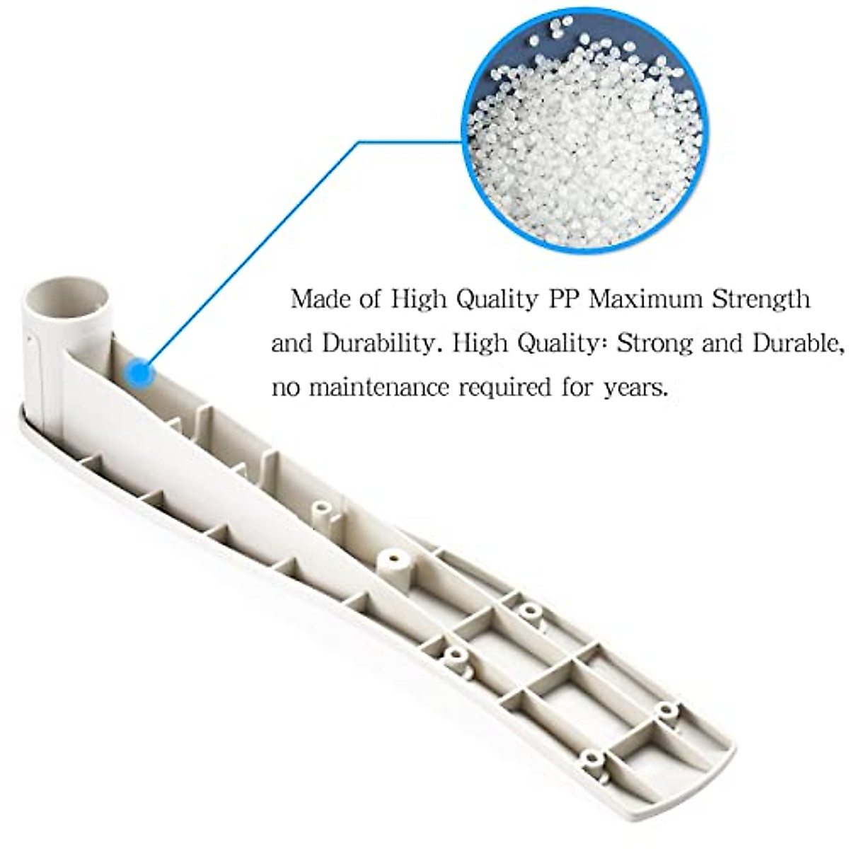 Pool Ladder Bracket,Deck Support 2 Pack Compatible with Swimming Pool BiltMor above Ground Step and Ladder System 160-0001PG…