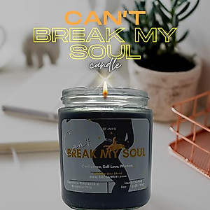 Scented Candles for Home | STRONGLY SCENTED | Black Candles | Lasting Aromatherapy | Candles for Women | Handcrafted Usa (Premium Wax, 8oz)