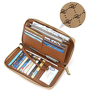 BOSTANTEN Women Leather Handbag bundle Leather Wallets for Women