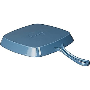 Cuisinart , 9.25" Square Grill Pan, Enameled Provencial Blue
