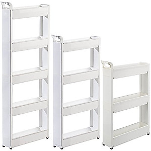 Miles Kimball Slim Storage Cart 4 Tier