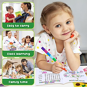 BenLouis 24 Mini Activity Books for Kids ages 4-8-12 Mini Fun Games Puzzle Books Bulk Include Mazes Word Search and More for Preschool Classroom Learning Travel Busy Party Favors Goodie Bags