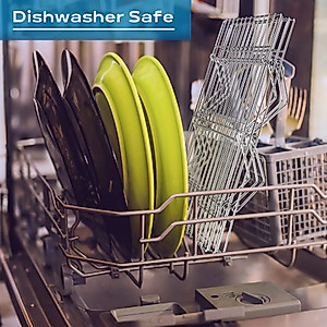 Leonyo Cooling Baking Rack 5-Tier Stackable Stainless Steel Wire Baking Cooking Racks Set for Cookie, Pizza, Cup Cake, Raised & Folding Feet, Oven Safe & Dishwasher Safe, Rust-Resistant - 15’’ x 10’’