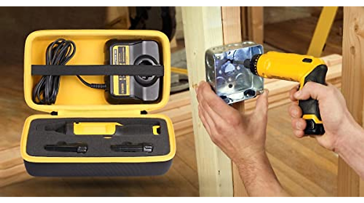 Khanka Hard Carrying Case for DEWALT 8V MAX Cordless Screwdriver Kit