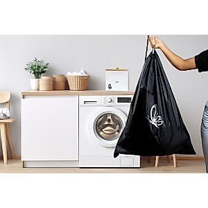 Dryer Sheet Dispenser package with Laundry Bag , Dryer Sheet Container with Basket for Dirty Clothes for Laundry Organization , white Acrylic Dryer Sheet Dispenser Box , Dryer Sheet Holder, DSD001