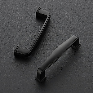 Ravinte 15 Pack Solid 3 Inch Kitchen Cabinet Handles Matte Black Cabinet Pulls Black Drawer Pulls Kitchen Cabinet Hardware Kitchen Handles for Cabinets Cupboard Handles Drawer Handles
