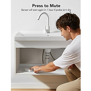 GoveeLife Water Leak Detectors 3 Pack, 100dB Adjustable Audio Alarm and Leak and Drip Alerts, Detector for Home, Bedrooms, Basement, Warehouse, Cabin/RV