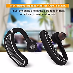 Zerone Bluetooth Headset, K21 Business Headphones Wireless Earphones with Microphone Single Earpiece with Noise Reduction Mic