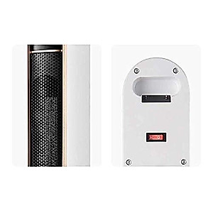 Outdoor Garden Heater Oscillating PTC Ceramic Heater - Remote Control Upright Heater Internal Oscillation 12 Hour Timer & 2 Heat Settings Thermostat and Safety Cut-Off Patio Heater