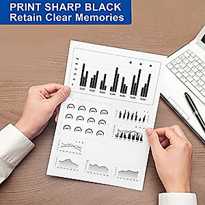 LC61 Ink Cartridges Replacement Compatible for Brother LC61BK LC65BK LC61 LC 61 LC65 XL to use with MFC-J615W MFC-5895CW MFC-290C MFC-5490CN MFC-790CW MFC-J630W (Black, 4 Pack)