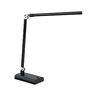 V-Light Desk Lamp, LED light, Office Decor, Table Lamp, Energy-Efficient Desk Lamp with Slim Profile Design, Black