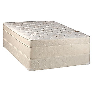 Comfort Bedding Firm Foam Encased Eurotop Pillowtop Innerspring Mattress, Good for The Back, Twin XL