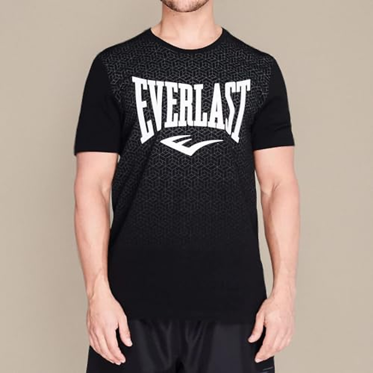 Everlast Men's Geo Print Short-Sleeve Tee Black M