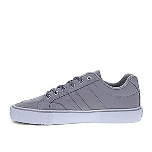 Levi's Mens Turner CZ Casual Fashion Sneaker Shoe, Grey/Black, 10.5 M