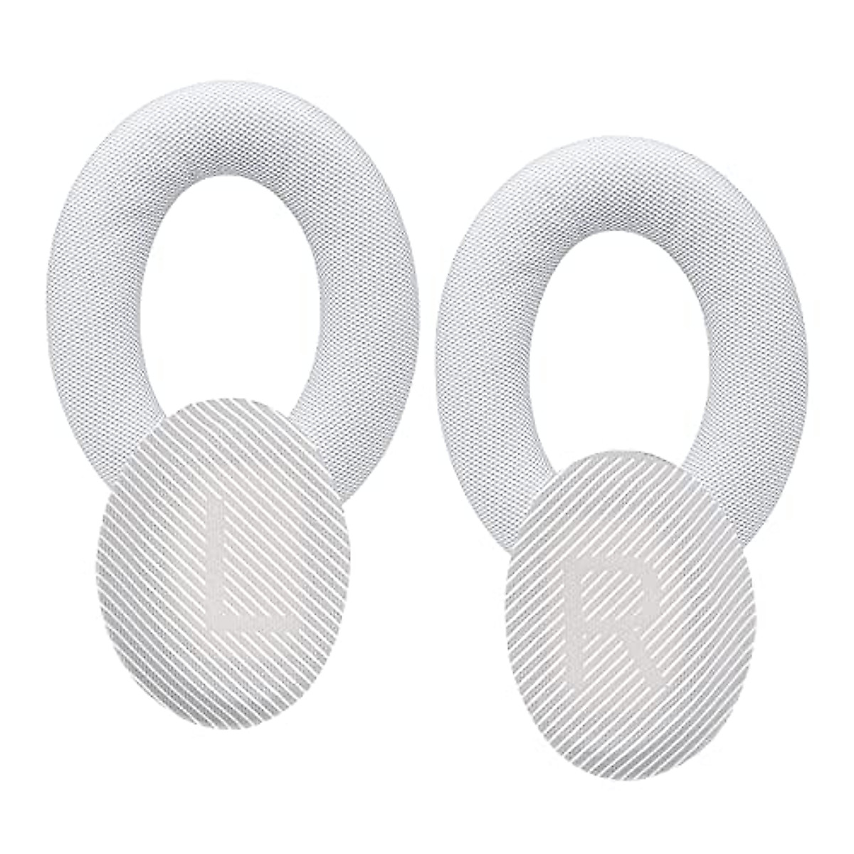 MOLGRIA QC45 Ear Pads Cushion, Replacement Scaly Figure Earpads for Bose Quiet Comfort QC45 QC 35 II QC35 QC35ii Headphones(White)