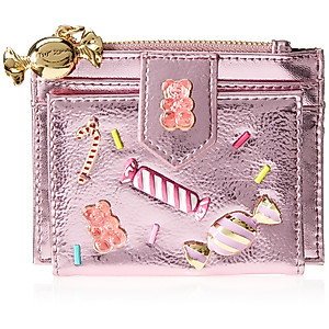 Betsey Johnson Candy Bifold Wallet, Pink