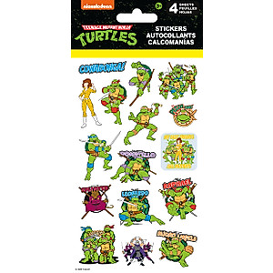 Nickelodeon - Teenage Mutant Ninja Turtles - Classic - Standard Stickers - 4 Sheet Standard Stickers - 4 Sheet