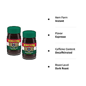 Medaglia D'Oro Instant Espresso Coffee 2 Ounce (Pack 2) by Medaglia D'Oro