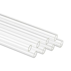 EKWB EK-HD PETG Tube, 12/16mm, 500mm, Clear, 8-pack