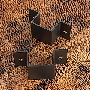 IRONCK Industrial Bookshelf and Bookcase 5 Tiers Large Triple Wide Display Shelf with Storage for Living Room Home Office