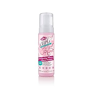 Dippity Do Girls with Curls Curl Enhancing Mousse - Lightweight 3-in-1 Defining Mousse for Curly and Wavy Hair - Hibiscus and Olive Oil for Frizz Free and Bouncy Curls - 200 mL/6.7 fl oz