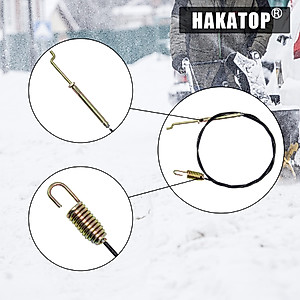 2PK 746-0897 946-0897 Snowblower Auger Clutch Cable for MTD TROYBILT Craftsman 746-0897 746-0897A 946-0897A 290-653 2 Stage Snowblowers
