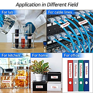 GREENCYCLE Compatible for Brother TZe-252 TZe252 Label Tape 24mm 0.94 Inch 1" Red on White Laminated Label Cartridge for PT2730 PT9600 PTD600VP PTD800W, PTH500LI PTP700 PTP710BT PTP750, 10 Pack