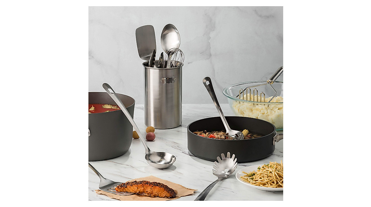FineDine 10-Piece Stainless Steel Kitchen Utensil Set