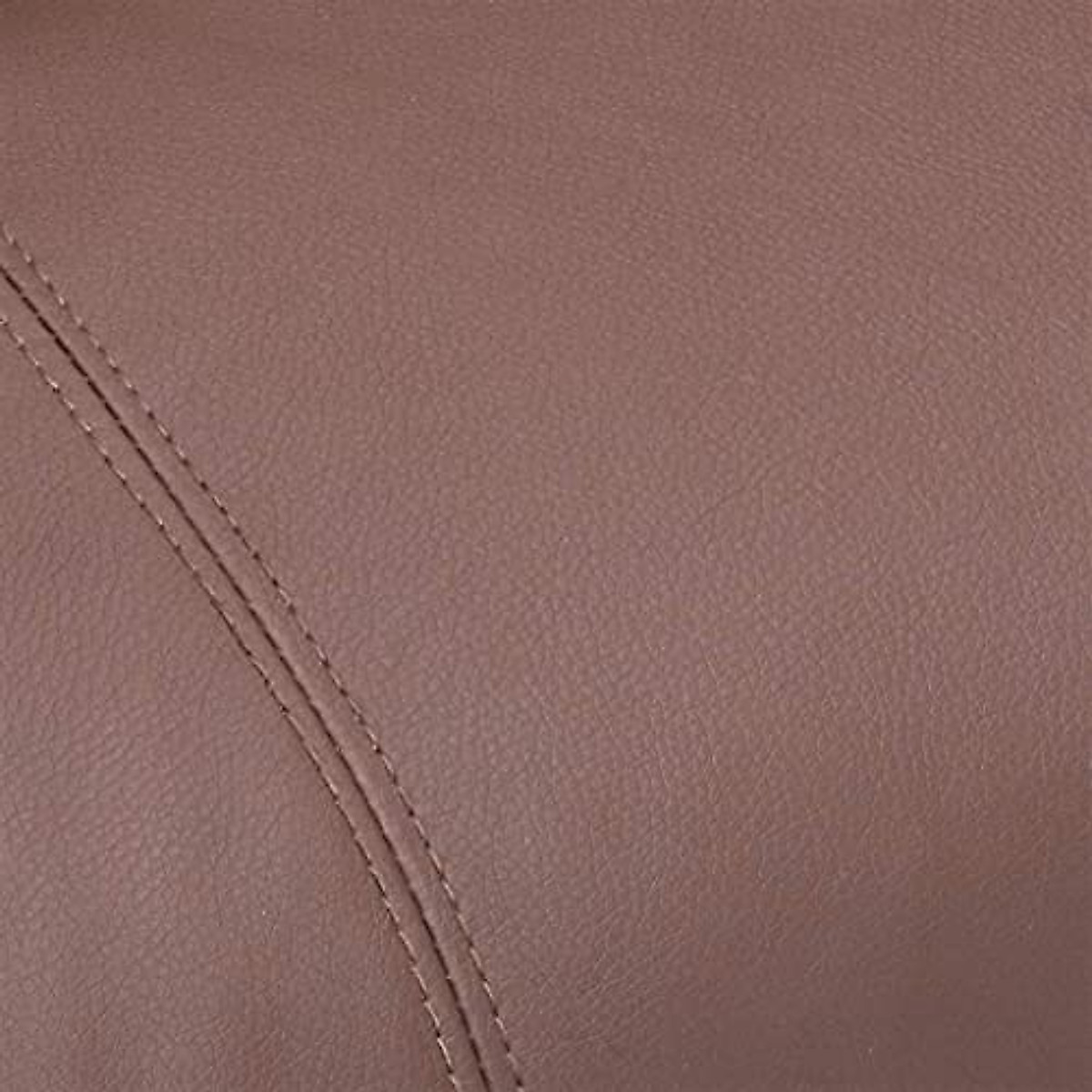 MCombo Electric Power Recliner Chair with Heat and Vibration, Footrest Extended, USB Charge Ports, 2 Side Pockets and Cup Holders, Faux Leather 7050 (Light Brown)