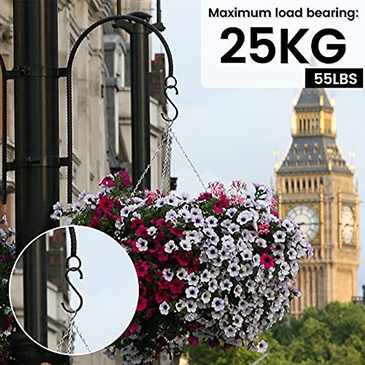 ACMETOP S Hooks 12 Pack Aluminum S Shaped Hooks Heavy Duty