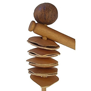 African Wasembe Gourd Slice Shaker - Ghana Rattle