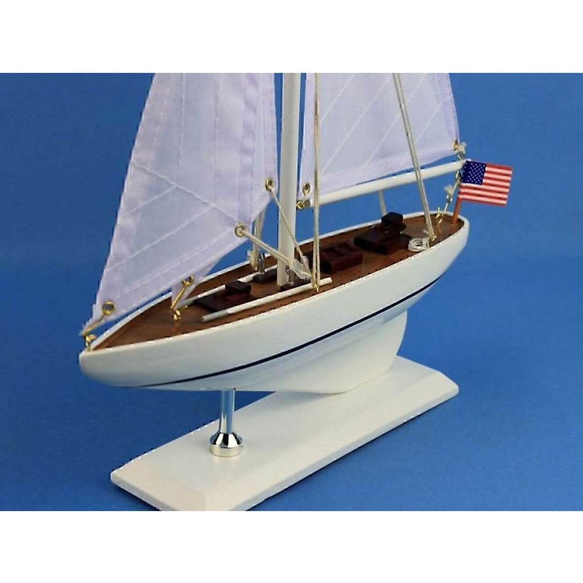 Hampton Nautical Intrepid Sailboat, 16"