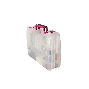 Creative Options 3870-82 Pro-Latch Connectable Craft Carrier with 5 to 22 Adjustable Compartments, Large