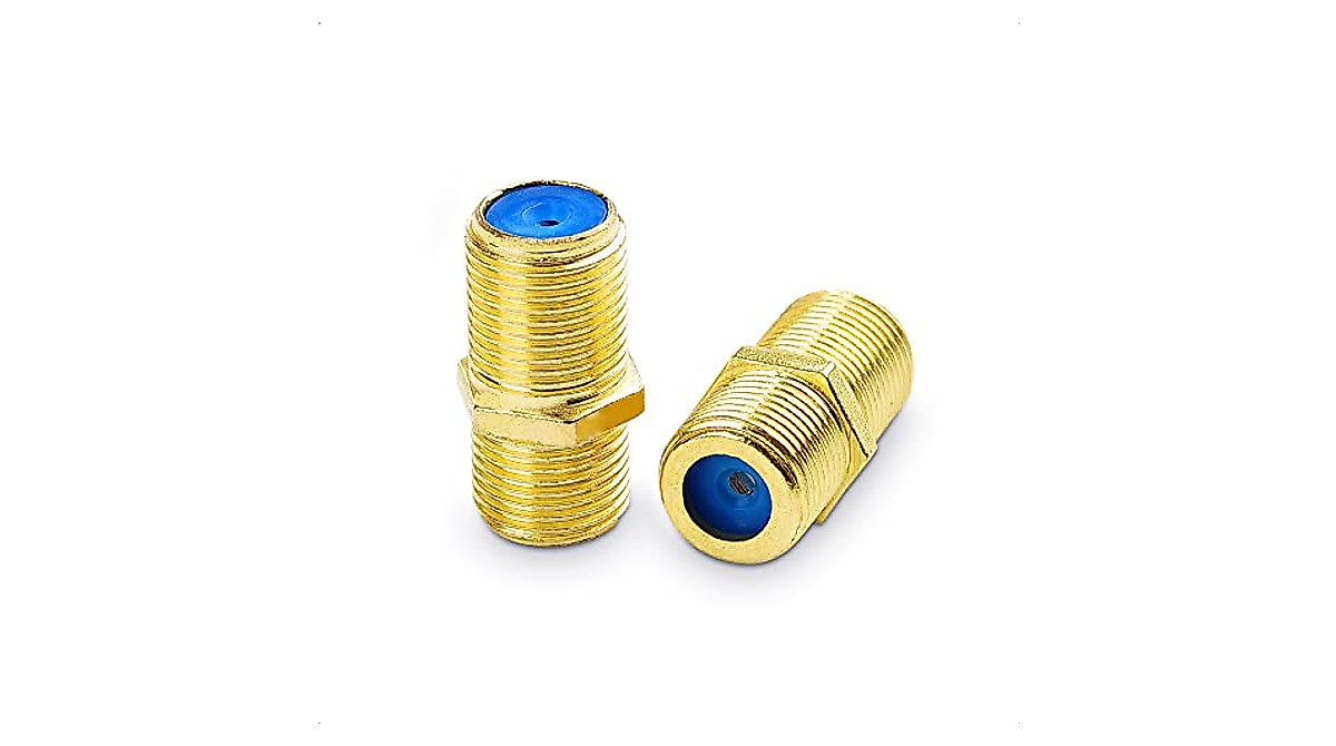 Cable Matters 3-Pack RG6 Coaxial F-Type Couplers - Gold Plated