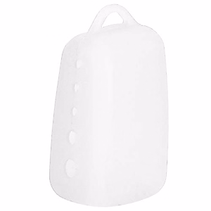 Toothbrush Protective Cap, Silicone Toothbrush Protective Case, Toothbrush Head Cover, Durable Portable for Home Travel Camping Protecting(Transparent white)