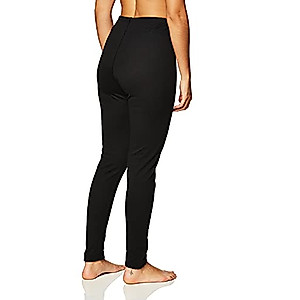 Duofold Women's Mid Weight Wicking Thermal Leggings, Black, X Large