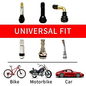 Lianxiaw Metal Auto Tire Valve Stem Compatible with Honda 2015 2016 2017 2018 2019 2020 2021 Accord Civic CR-V URV Pilot EX EX-L Trim Accessories 4pcs Black