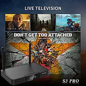 2023 The Best Version of English Android 9.0 OS S3Pro S3 pro TV Box Support 6K Strong Wi-Fi Connection More Functions