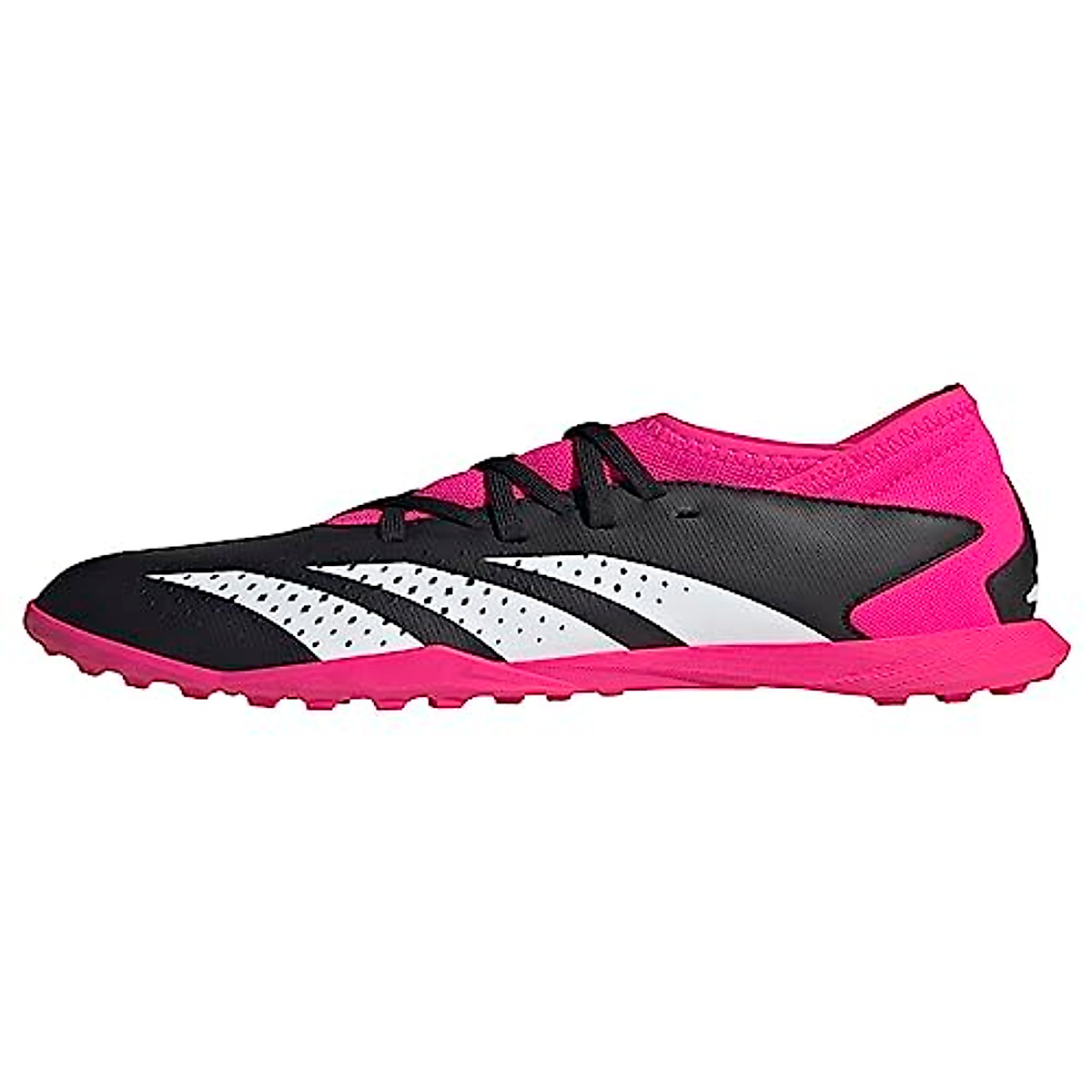 adidas Predator Match Unisex-Child Shin Guards Accuracy.3 Turf Black/White/Team Shock Pink 1