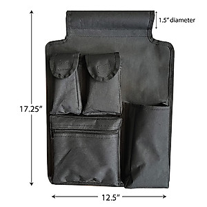 STRONGBACK Patio and Director Chair Upgrade Cup Holder and Multi Pocket; Room for Phone, Water Bottle, and Sundries