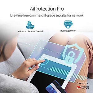 ASUS AX5700 WiFi 6 Gaming Router (RT-AX86S) – Dual Band Gigabit Wireless Internet Router, up to 2500 sq ft, Lifetime Free Internet Security, Mesh WiFi Support, Gaming Port, True 2 Gbps (Renewed)