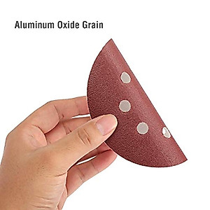 WORKPRO 80-Piece Sanding Disc Set，5-Inch 8-Hole Hook and Loop Sanding Discs, 60/80/100/120/180/240/320/400 Assorted Grits Sandpaper for Random Orbital Sander, W124097A