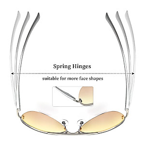 Crabegg Aviator Sunglasses for Women Polarized Mirror Oversized Mirrored (pink)