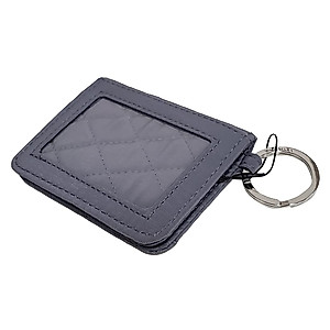 Vera Bradley Campus Double ID Wallet (Carbon Gray)