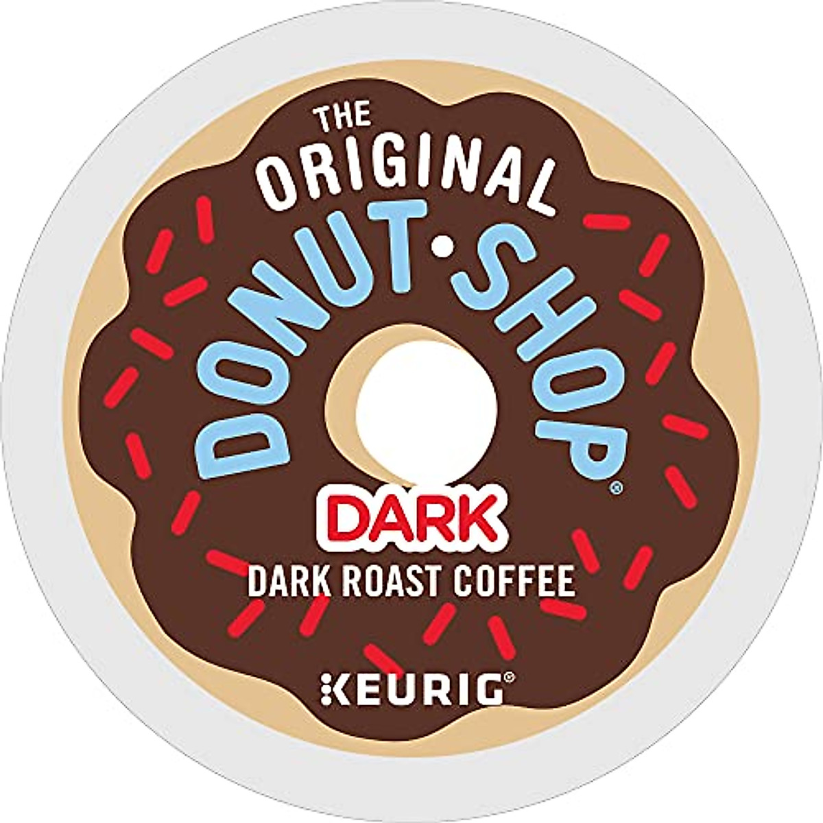 The Original Donut Shop Dark Roast Coffee, K-Cup, 12 ct